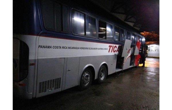 Llevaban “pichi” en un Tica Bus