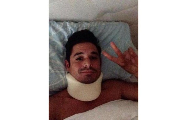 Robin Durán sufre accidente
