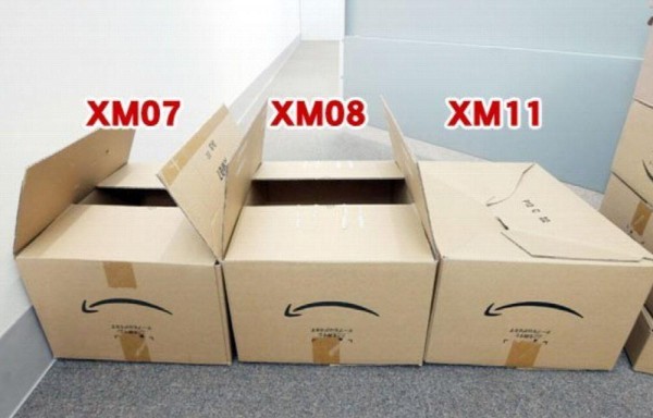 Colecciona cajas de Amazon