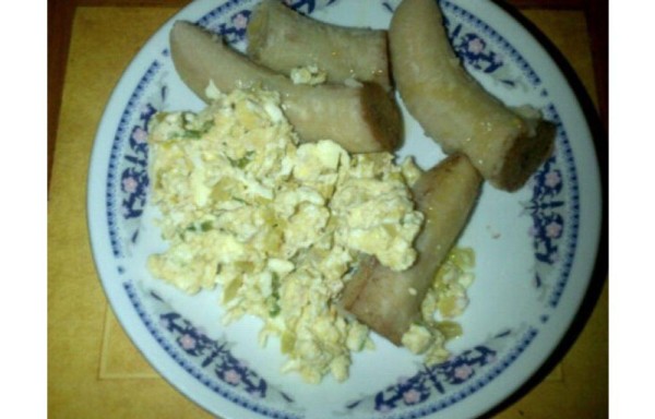Mató por un plato de guineos y huevos