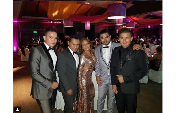 Samy y Sandra Sandoval en la alfombra roja de Viña del Mar