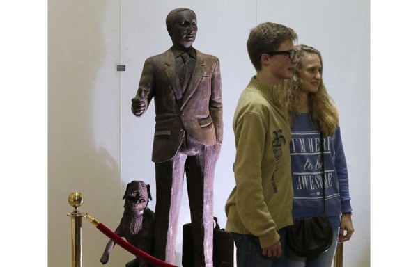 Un Putin de chocolate