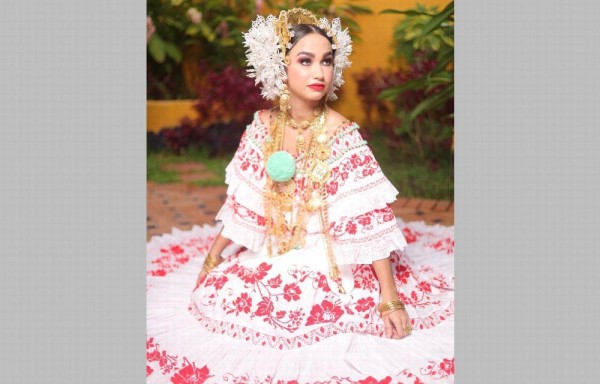 Mara Demarsan, la reina del festival de la pollera veragüense